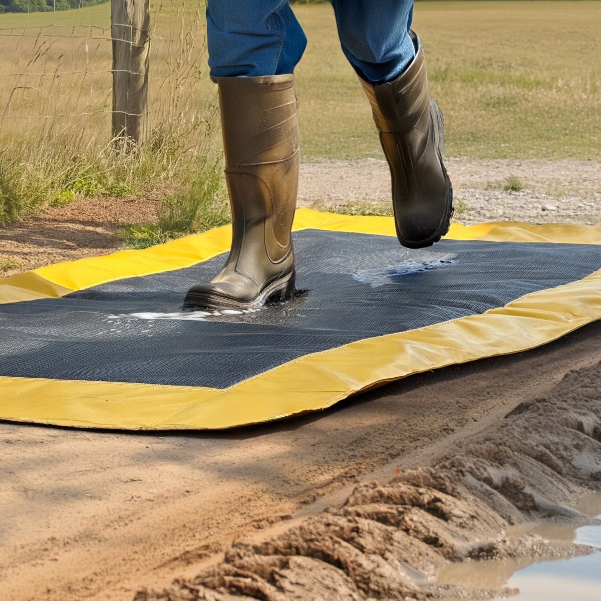 Disinfectant Mats - Yellow Shield