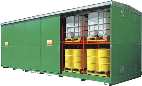 24 x IBC Dual Purpose Storage Unit - Yellow Shield