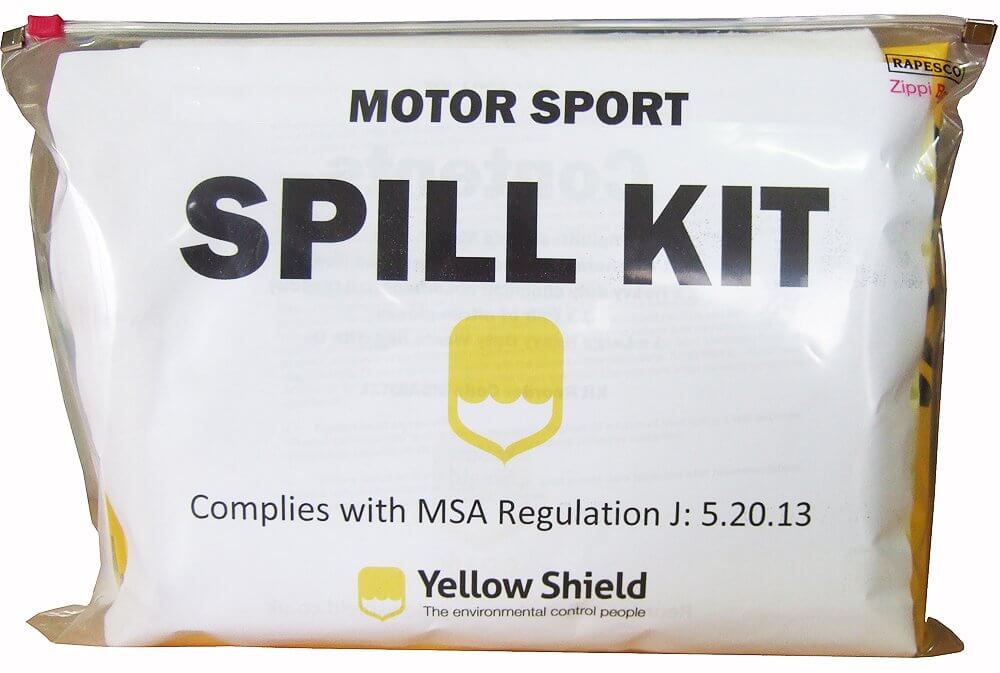 Motor Sport Spill Kit - Yellow Shield
