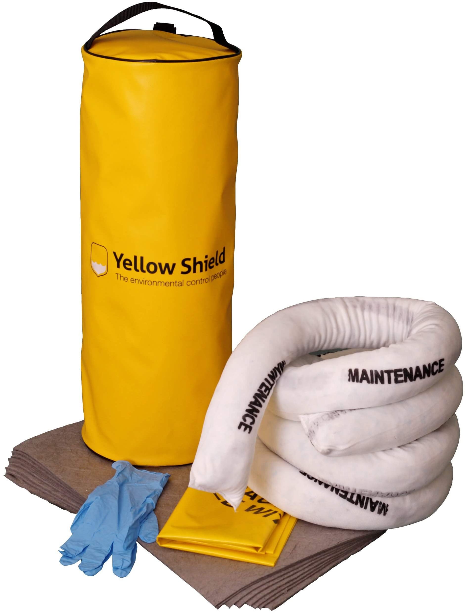 Tube Spill Kit - 20 Litres - Yellow Shield